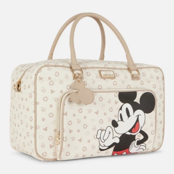 Disney | Bags | Last Nwt Disney Mickey Mouse Faux Leather Weekender Bag ...